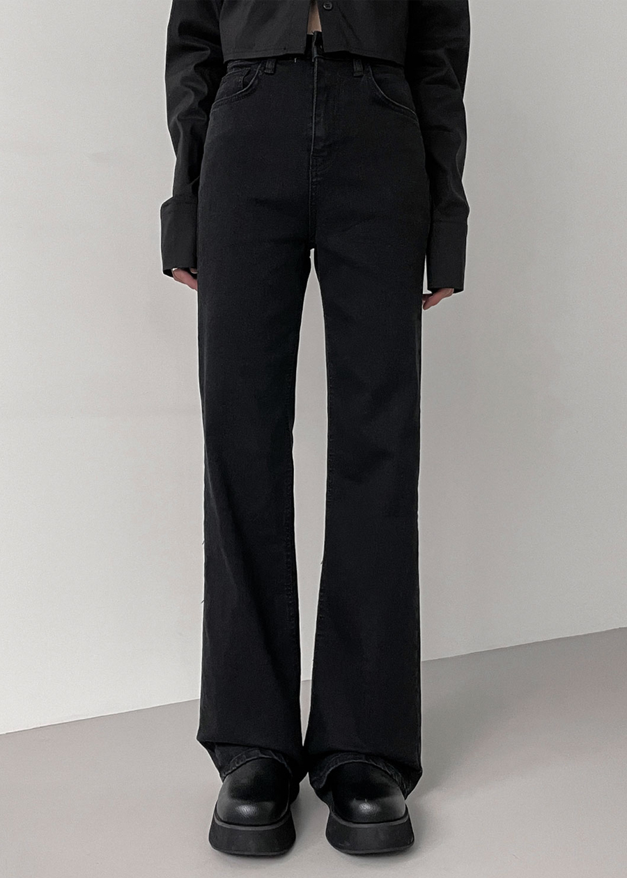 2천장판매 라드겐 부츠컷 데님팬츠 바지 긴바지 데일리 워싱 트렌디 빈티지 롱팬츠 슬림핏 기본 심플 청바지 에이블리