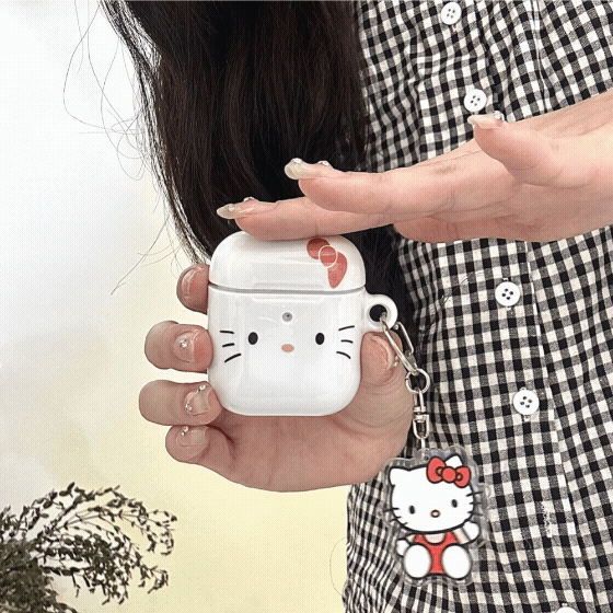 키링포함에어팟케이스화이트냥 우정케이스 귀여운케이스 에어팟집 생일선물 에어팟1세대 에어팟2세대 에어팟3세대 에어팟프로 에어팟프로2 에어팟키링 버즈 아이폰케이스 Y2k