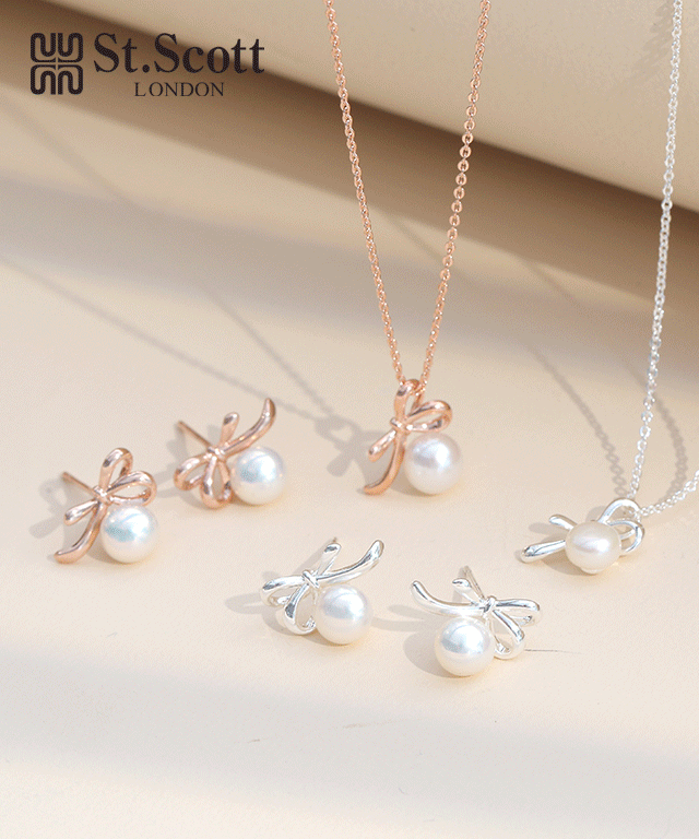 [St.Scott본사정품] 여름에 어울리는 세인트스코트 어라운드 담수진주펄 주얼리 - 에이블리