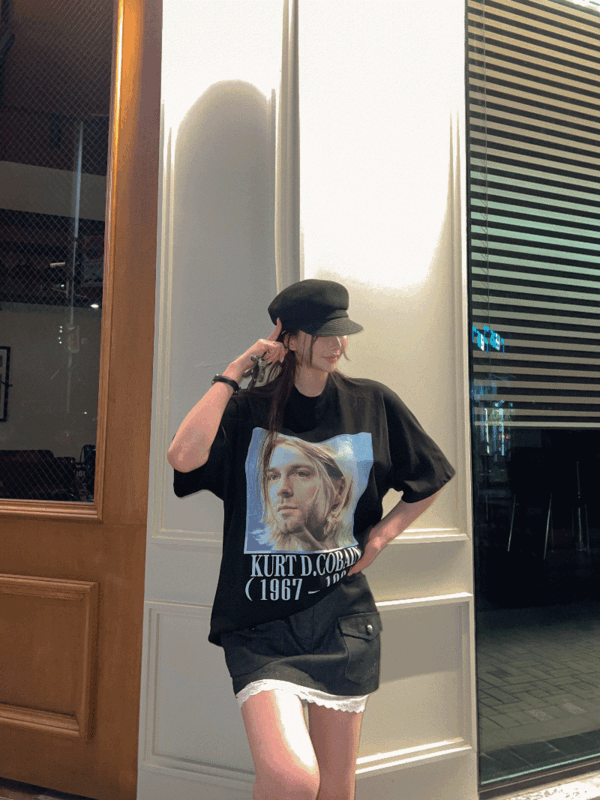 컬트 박스핏 티셔츠 에이블리