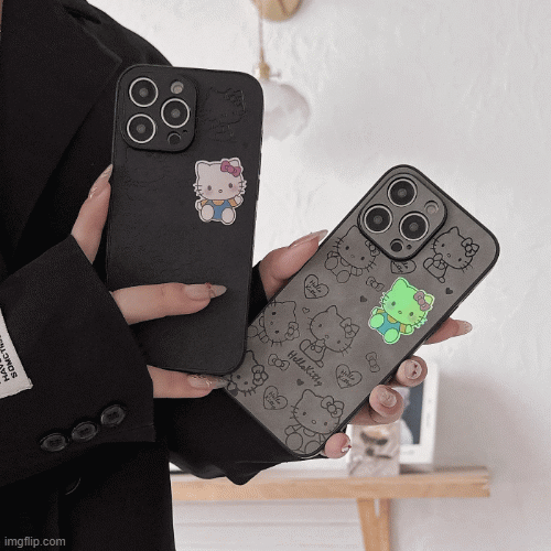 주문폭주🩵주문제작🫧헬로냥이 고양이 캐릭터 하이틴 손민수 Y2k 커플 아이폰 폰케이스 우정 키치 레트로 친구 생일 선물추천 범퍼 유니크 연예인 특이한 레트로 감성 귀여운 에이블리