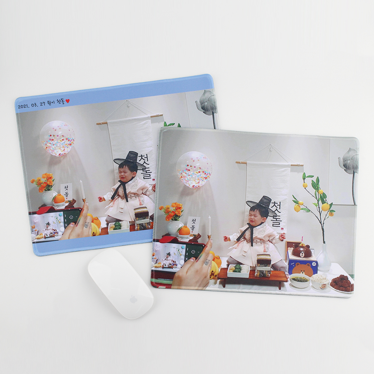 주문제작 마우스패드 친구사진 커플사진 생일선물 친구생일선물 웃긴사진 연인선물 남자친구선물 여자친구선물 커스텀 마우스패드 에이블리