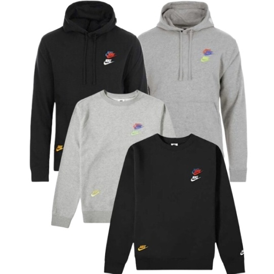 (NIKE) 나이키 NIKE 에센셜 플러스 멀티로고 후드티 2COLOR DD4666 - 에이블리