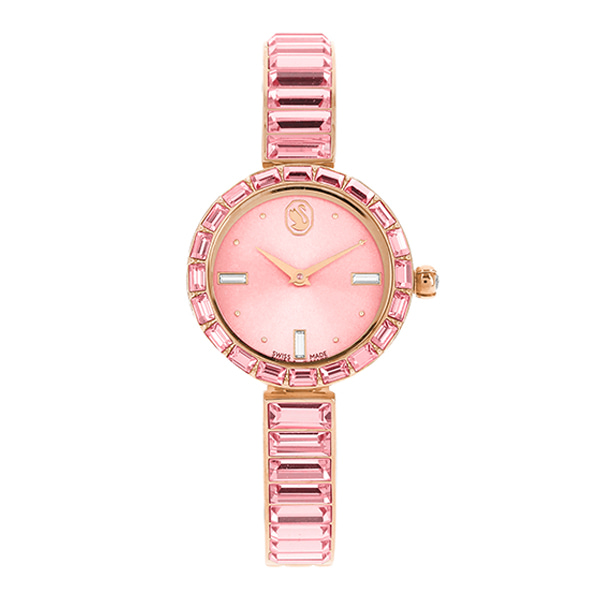 스와로브스키 5679890 Matrix 크리스탈 팔찌형 뱅글 여성 메탈시계 - 에이블리