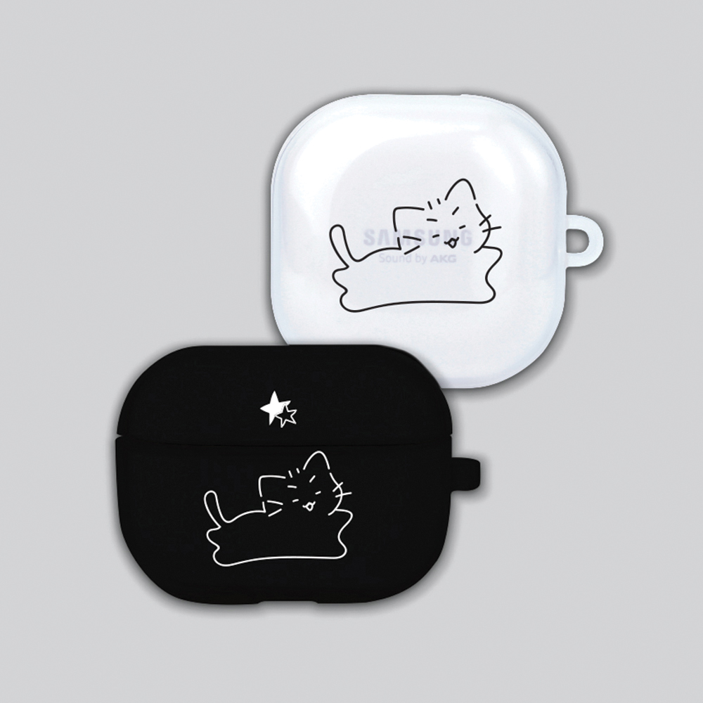 에이블리 단독💘 두들 낙서 김먕 라이크 블랙 고양이 무선이어폰 케이스 오니기리 에어팟프로2 에어팟3 에어팟4 투명 디자인 젤리 버즈라이브케이스 버즈케이스 버즈 버즈3 버즈3