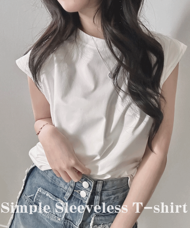 11💕 쫀득쫀득여리핏 올드머니 시크 모던 반소매 민소매 티셔츠 학생 대학생 데일리 데이트 캐주얼 캠퍼스 직장인 여행 수학여행 졸업 개강 방학 여신 모리 증사 졸