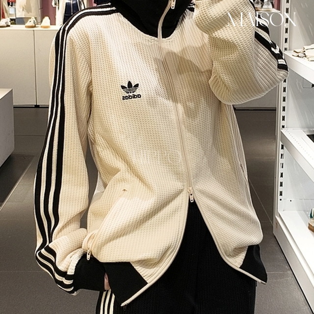 아디다스 클래식 와플 베켄바우어 트랙탑 져지 자켓 JW0109 - 에이블리