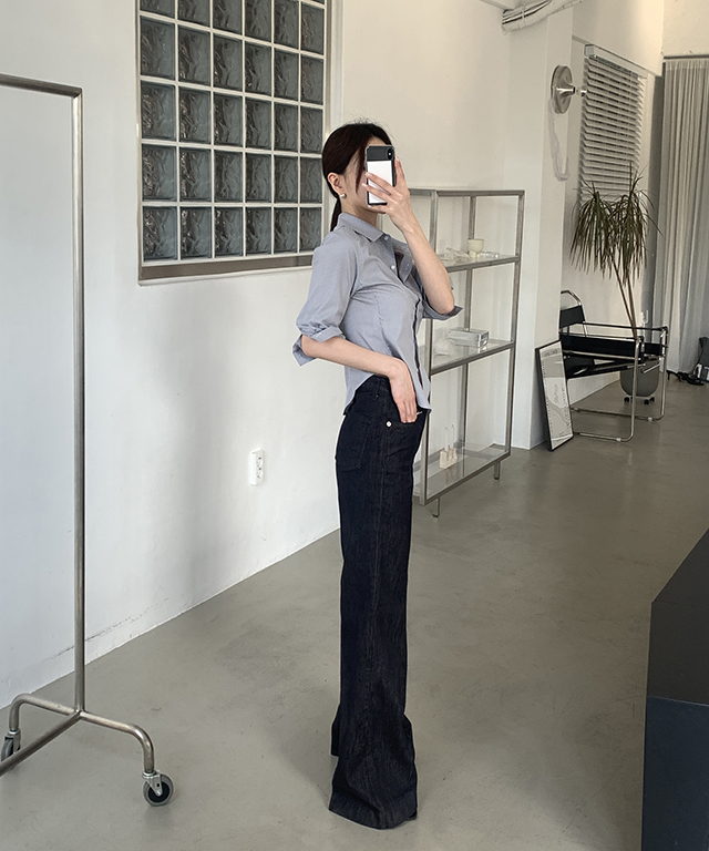 논페이드 생지 데님 진 에이블리 1962