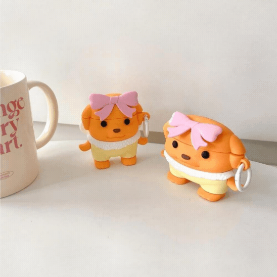 천사강아지에어팟케이스 강아지케이스 귀여운케이스 실리콘케이스 입체케이스 생일선물 에어팟1세대 에어팟2세대 에어팟3세대 에어팟프로 에어팟프로2 에어팟 아이폰케이스 에이블리