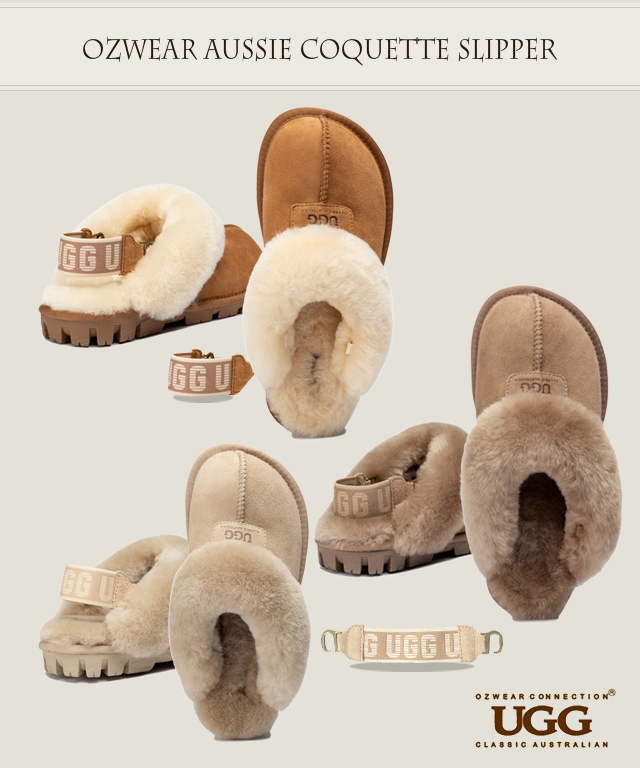 [시즌특가]오즈웨어 오지 코케트 어그 슬리퍼 ob114AU - 에이블리