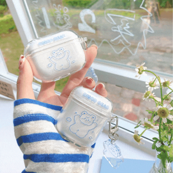 곰돌에어팟케이스곰돌이투명 커플케이스 우정케이스 귀여운케이스 에어팟집 생일선물 에어팟1세대 에어팟2세대 에어팟3세대 에어팟프로 에어팟프로2 투명케이스 곰돌이케이스 Y2k