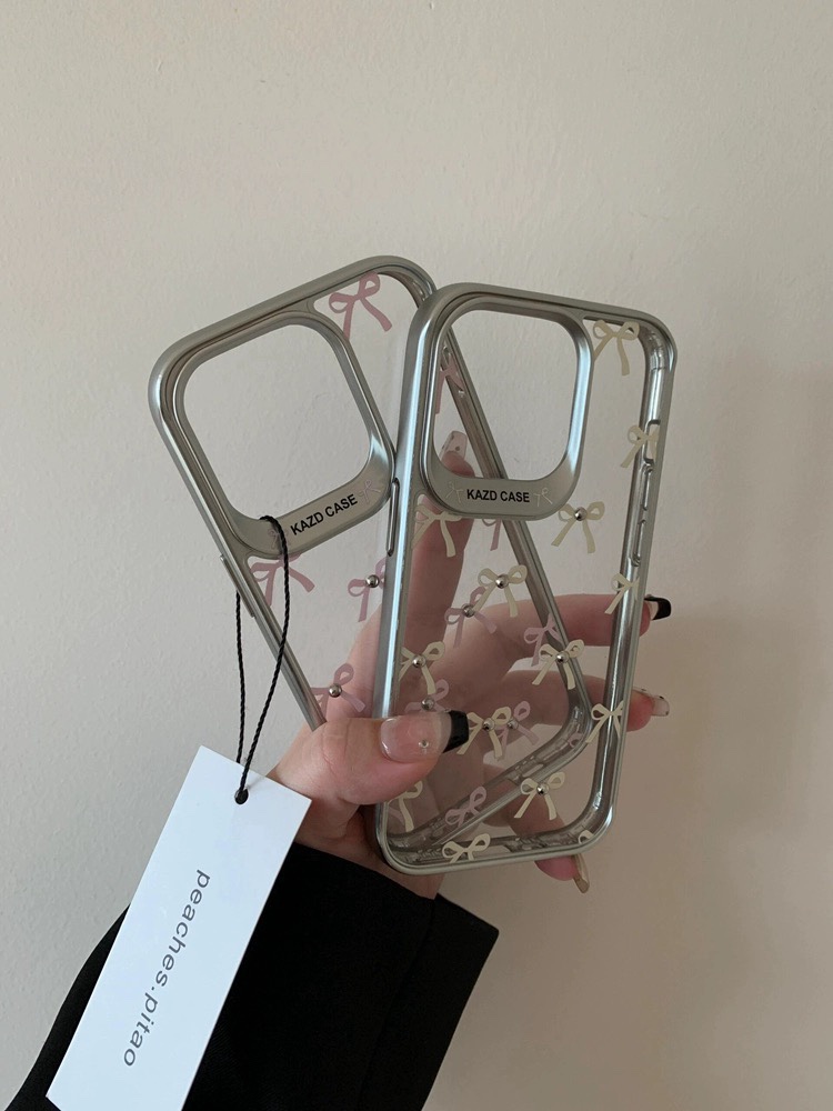 💓실버라인💓캔디 발레코어 범퍼케이스 아이폰케이스 유니크 특이한 15프로맥스 14프로맥스 13프로맥스 12프로맥스 귀여운 키치 감성 레트로 에이블리