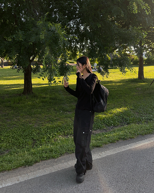 베터 나일론 카고 팬츠 - 에이블리