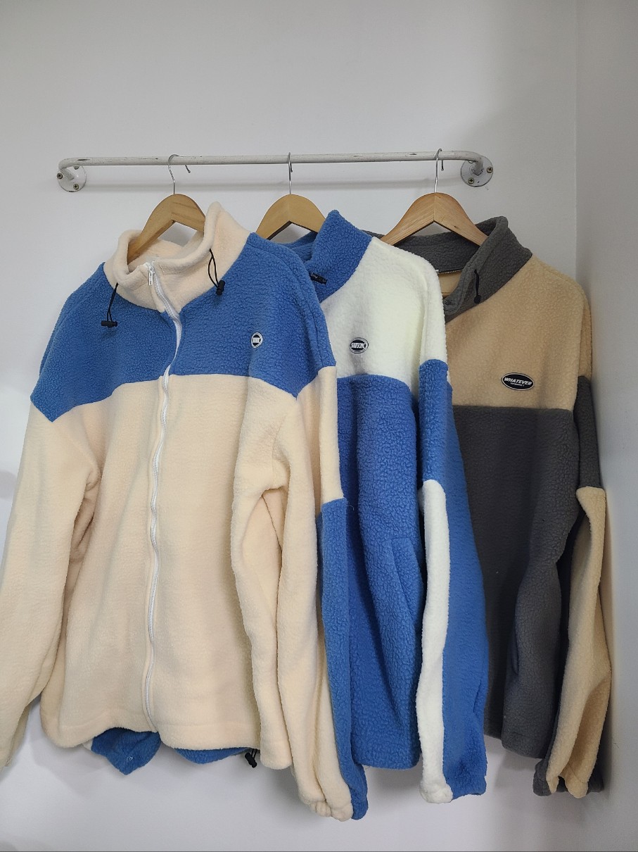 3컬러 배색플리스집업 남여공용 플리스 배색집업 자켓 후리스 캐주얼 남성집업 여성오버핏집업 배색자켓 뽀글이 털자켓 겨울 커플집업 오버핏 데일리 후리스집업 뽀글이집업 남자