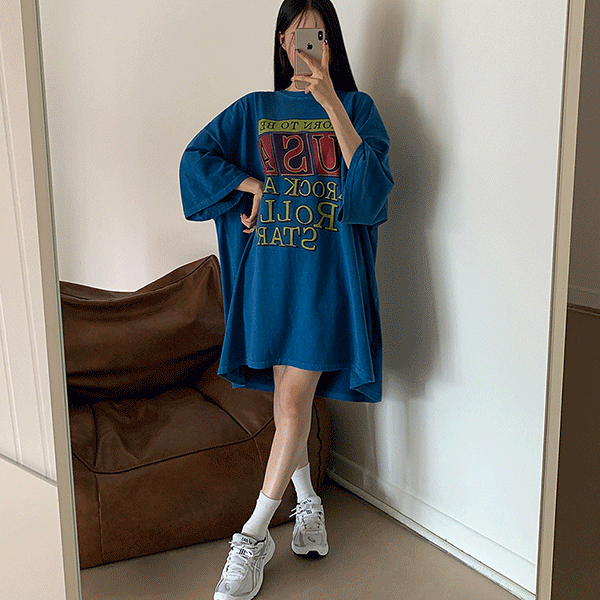 [4XL,빅사이즈,오버핏,통통,88-99,힙한,스트릿] 투비 USA 피그먼트 박시핏 반팔 티셔츠 -t - 에이블리