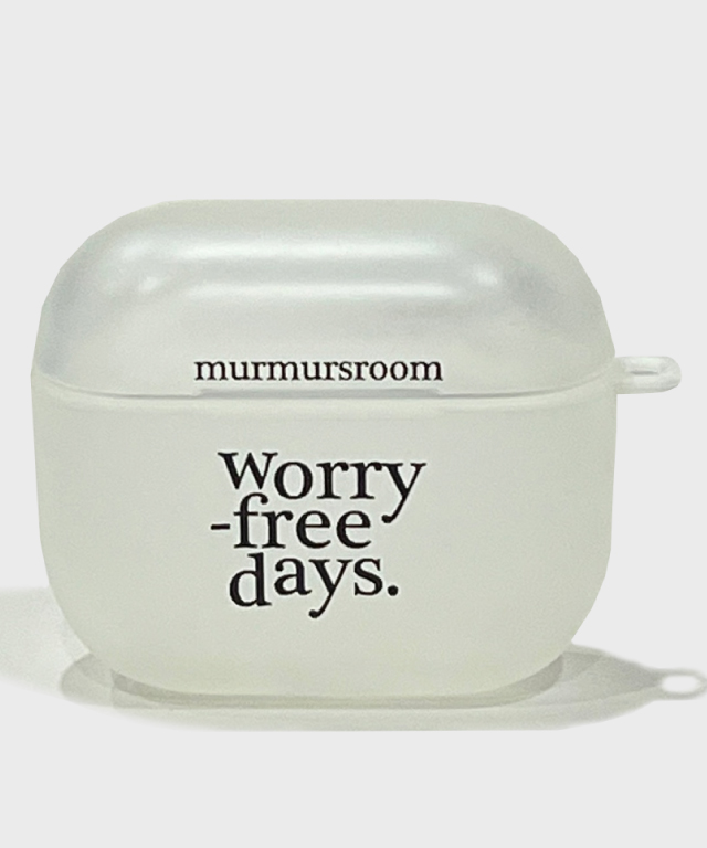 worry-free days aipods case (에어팟 3/ 프로1 / 프로2) 전용 케이스 - 에이블리