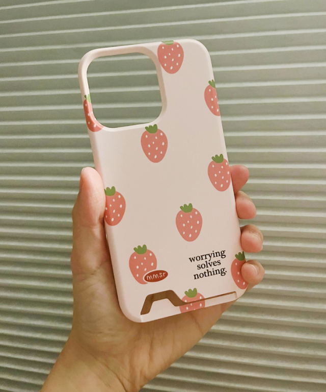 holiday card case (strawberry) 홀리데이 카드수납 케이스 (딸기) - 에이블리