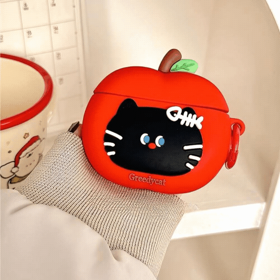 4세대추가🔥빨간사과에어팟에어팟케이스 과일에어팟 빨강케이스 귀여운케이스 생일선물 에어팟1세대 에어팟2세대 에어팟3세대 에어팟프로 에어팟프로2 에어팟4세대 에어팟 아이폰