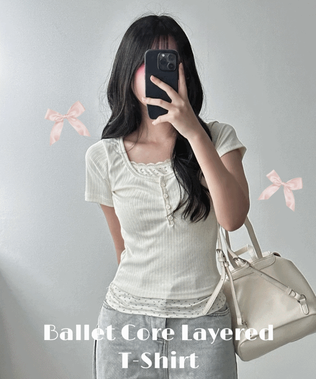 당일🚀11💕 레이어드 일체형🎀 레이스 러블리 골지티셔츠 학생 대학생 데일리 데이트 캐주얼 캠퍼스 직장인 여행 수학여행 졸업 개강 방학 여신 모리 증사 졸사 에이블리