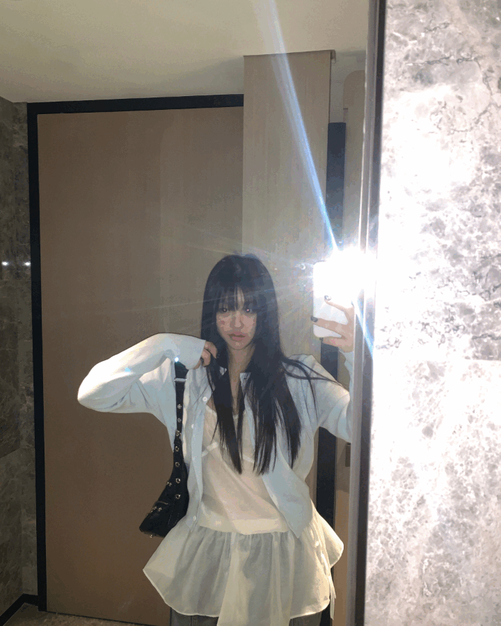 [당일배송] 25ss 여성 레이어드 시스루 나시 원피스 에이블리