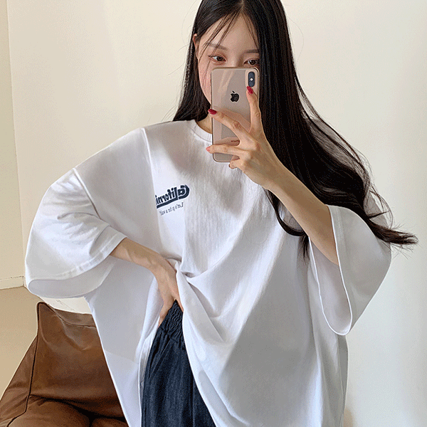 [4XL,빅사이즈,박시핏,77-88,힙한,스트릿] 리카서핑 오버핏 반팔 티셔츠 - t [무료배송] - 에이블리