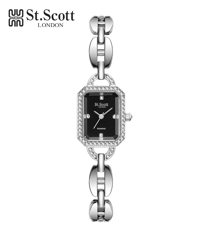 [St.Scott본사정품] 세인트스코트 브라이드 로얄 다이아몬드 워치 ST5080D-SBS - 에이블리