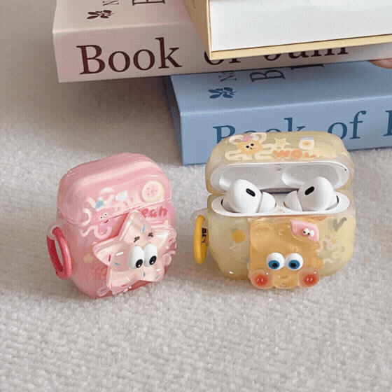 입체에어팟에어팟케이스 에어팟 커플 옐로 핑크케이스 귀여운케이스 생일선물 에어팟1세대 에어팟2세대 에어팟3세대 에어팟프로 에어팟프로2 에어팟4세대 에어팟키링 아이폰케이스