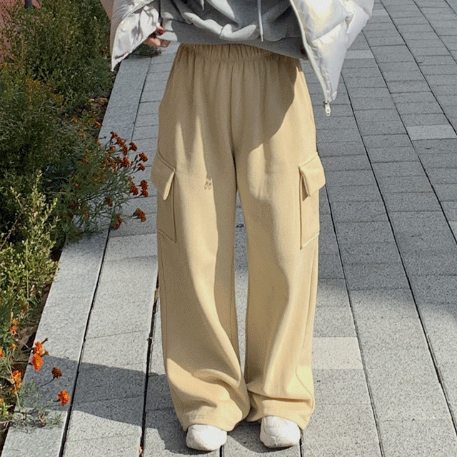 국내제작 기획 양기모 7컬러 빅사이즈 롱 캔디pt 쭈리 밴딩 기모 양기모 하이웨스트 롱 와이드팬츠 카고팬츠 건빵팬츠 봄 가을 겨울 데일리 유니크 트레이닝팬츠 면팬츠