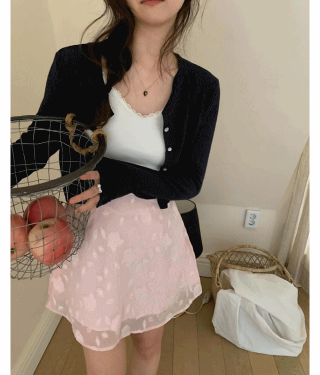 프리티영띵 보홀 크롭 가디건4col/프영띵/pyt/살안타템/썸머/비치/얇은아우터 - 에이블리