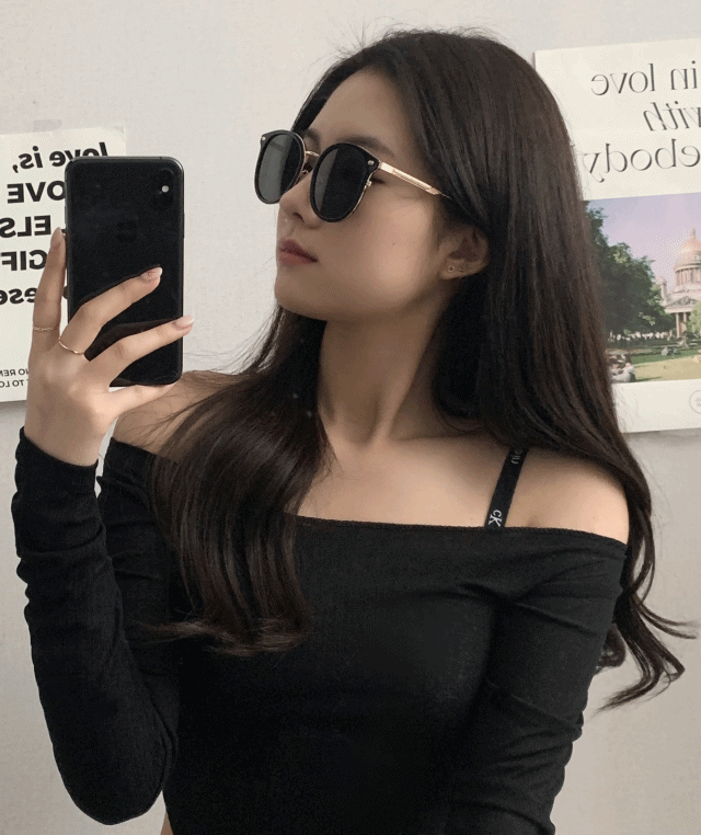 [당일출고] 루터 라운드 골드 선글라스 에이블리